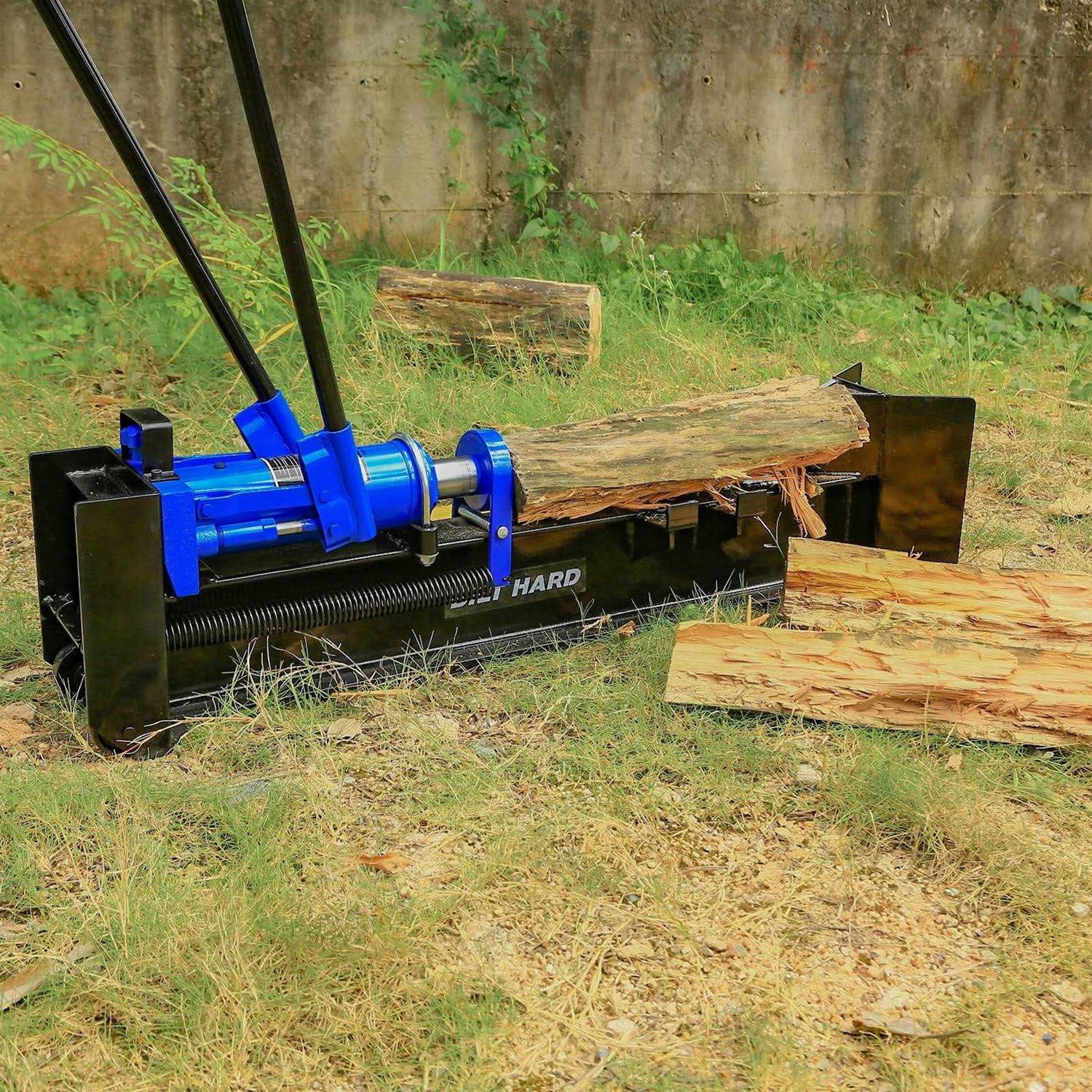 Bilt Hard hydraulic log splitter 12 ton manual wood splitter - Hardware ...