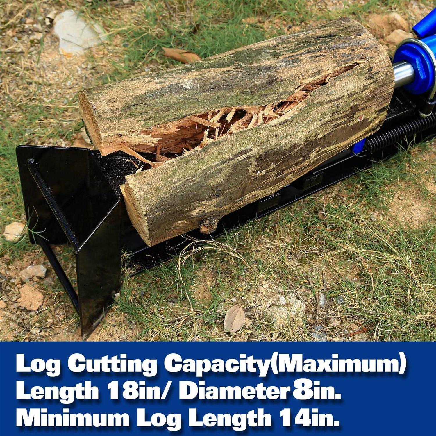 Bilt Hard hydraulic log splitter 12 ton manual wood splitter - Hardware ...