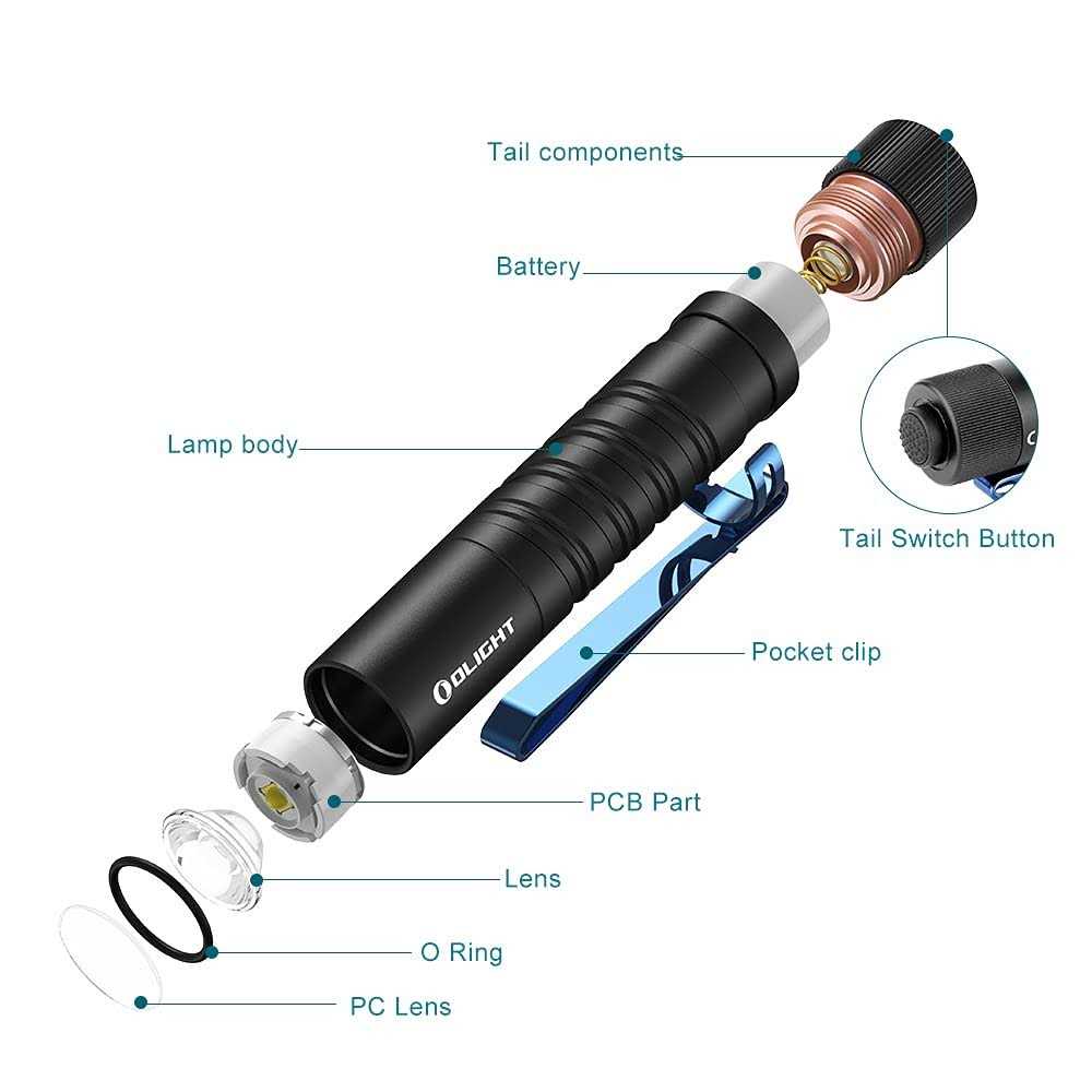 Olight i5T EOS 300 Flashlight - Hardware&Tools Online Store