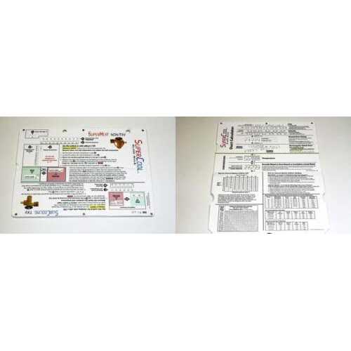 SuperCool Slide Rule Charging & Duct sizing SuperCool Slide Rule by ...
