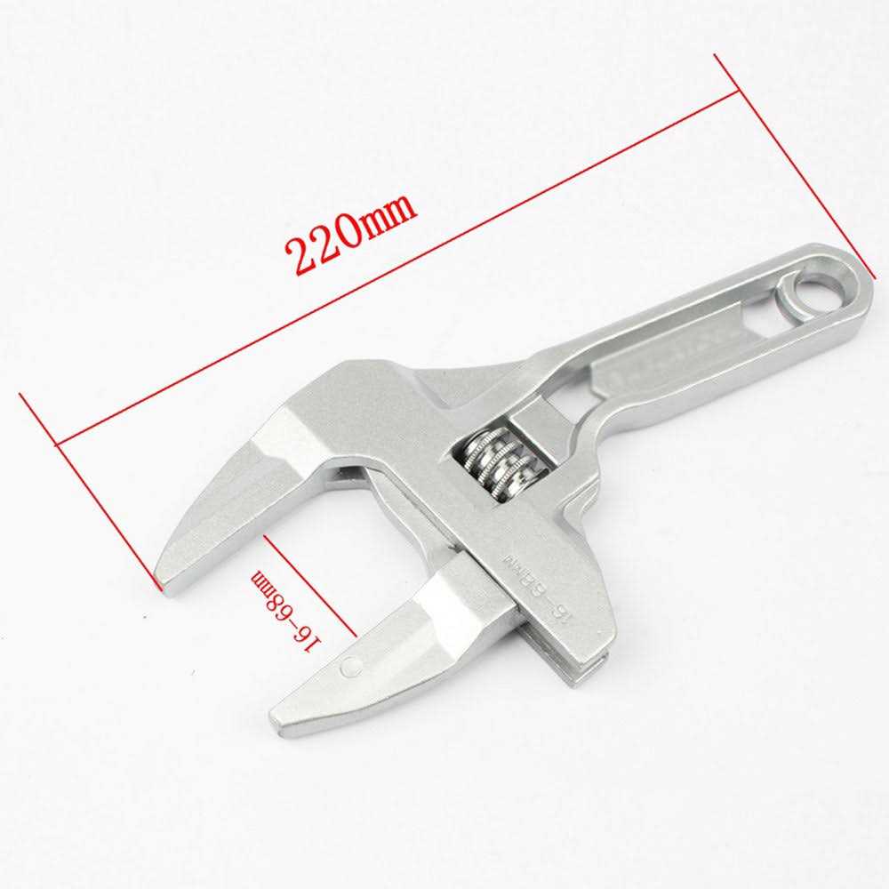 LUBAN Adjustable Spanner wrench 16-68mm short shank plumbing wrench for ...