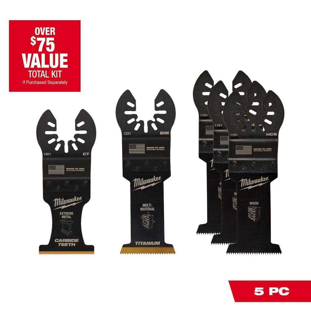 Milwaukee Multi-Tool Oscillating Blade Pack - Hardware&Tools Online Store