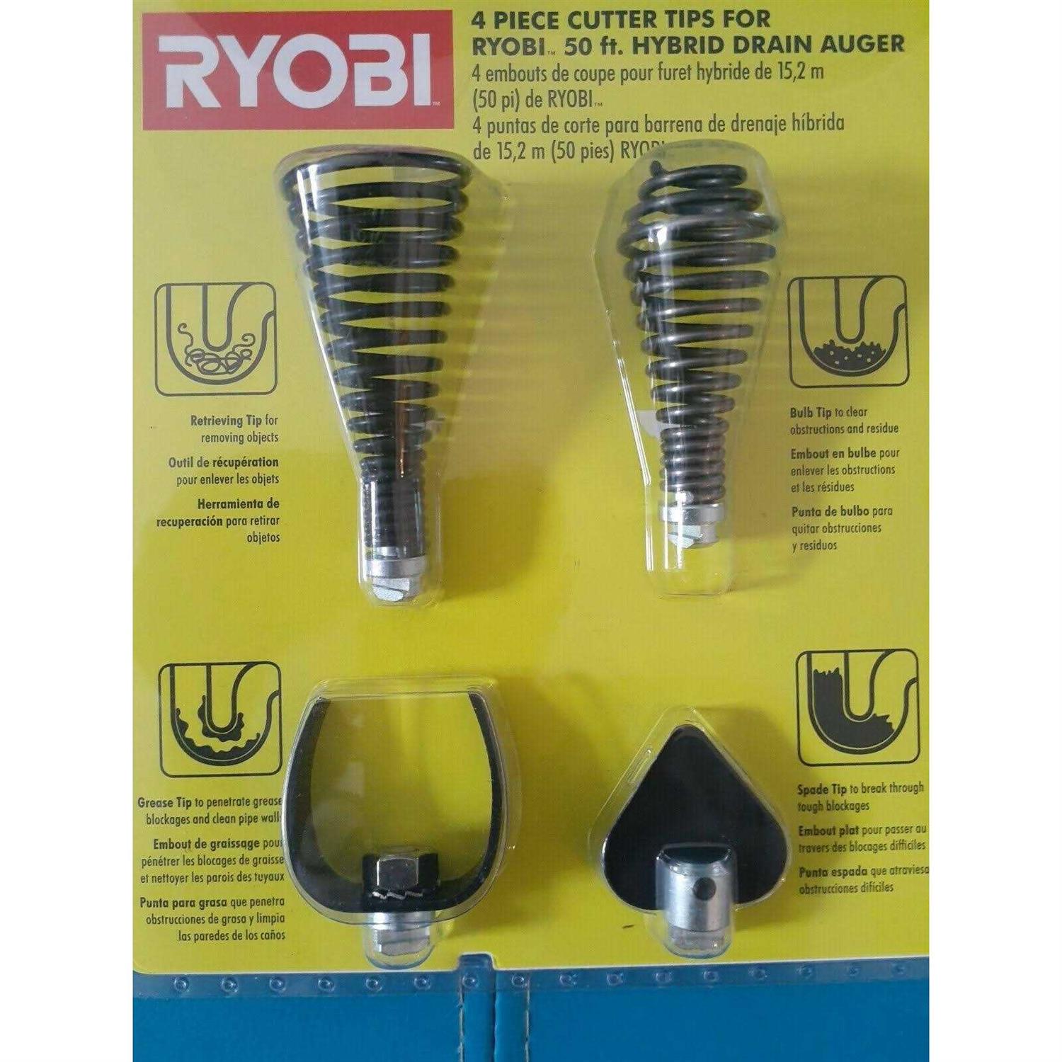Ryobi Cutter Tips for Drain Auger P4003 - Hardware&Tools Online Store
