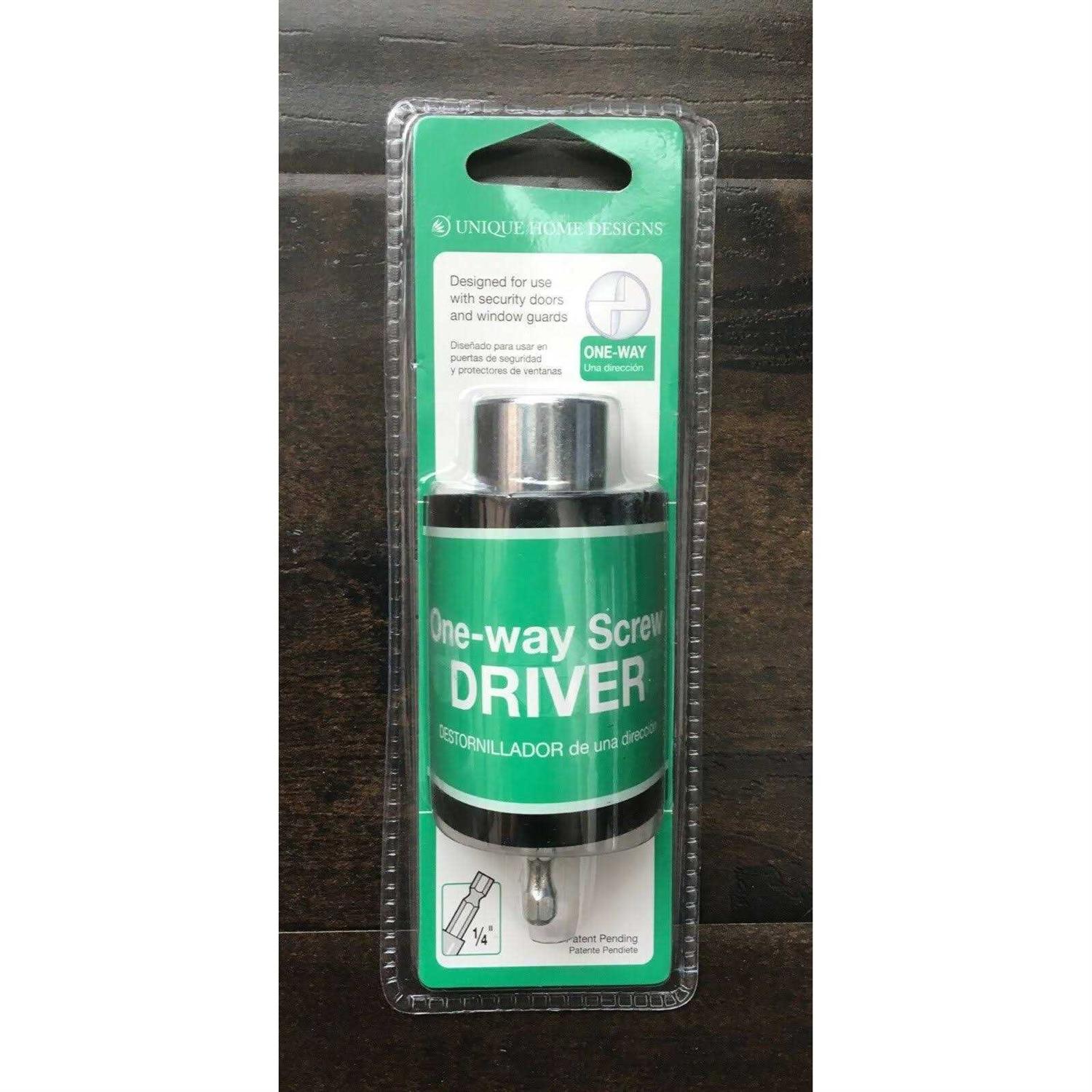 Unique Home Designs One-Way Screw Driver - Hardware&Tools Online Store