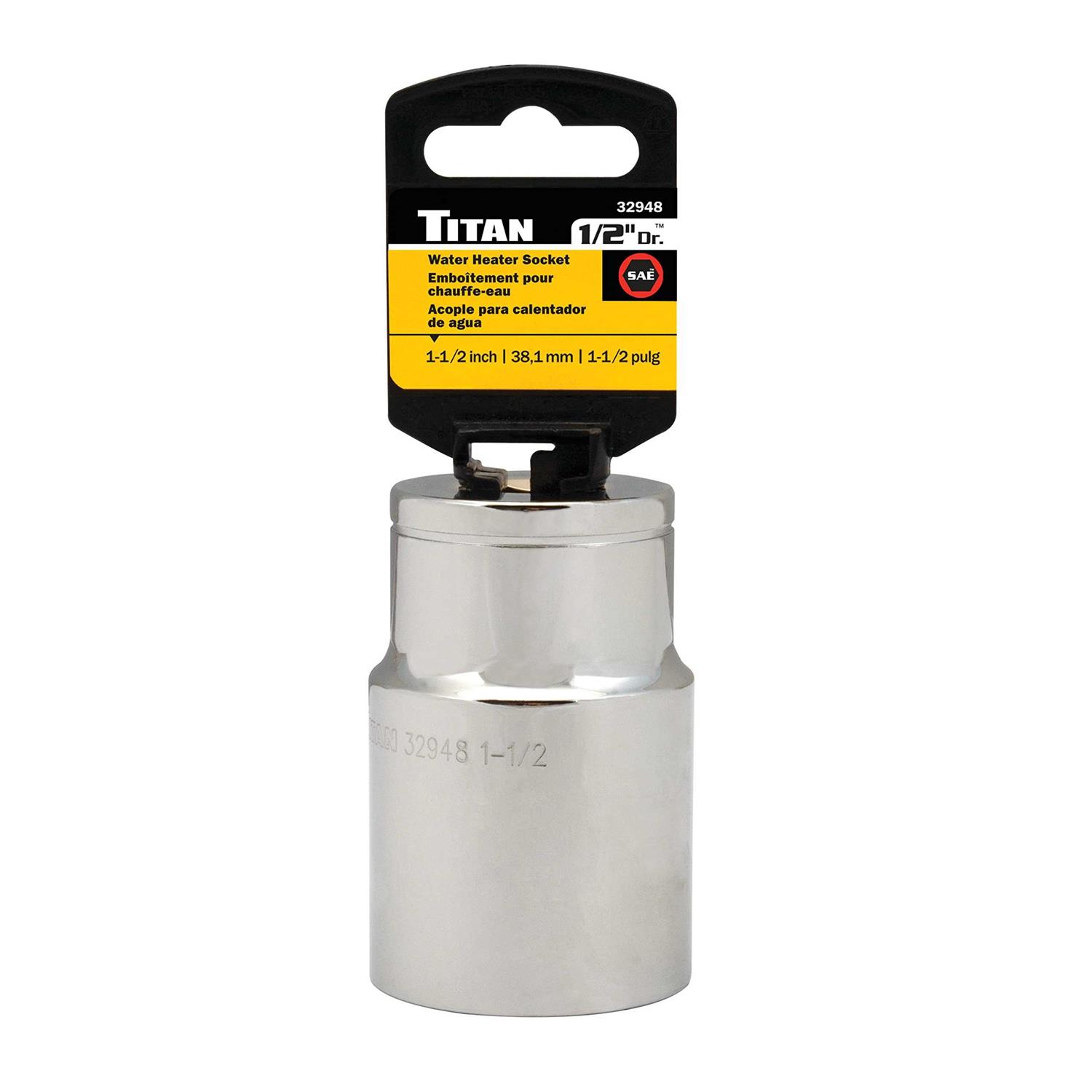 Titan 32948 1/2 Dr Water Heater Socket - Hardware&Tools Online Store