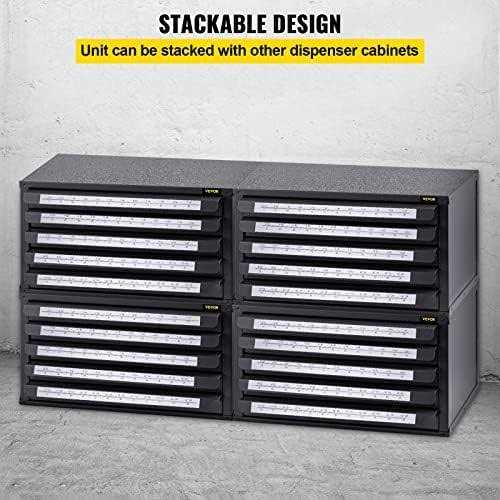 VEVOR Drill Bit Dispenser Cabinet Five-Drawer Drill Bit Dispenser ...