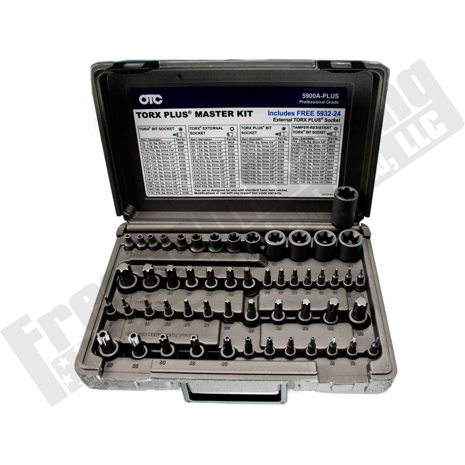 OTC 5900A-PLUS Master Torx Bit Socket Set - Hardware&Tools Online Store