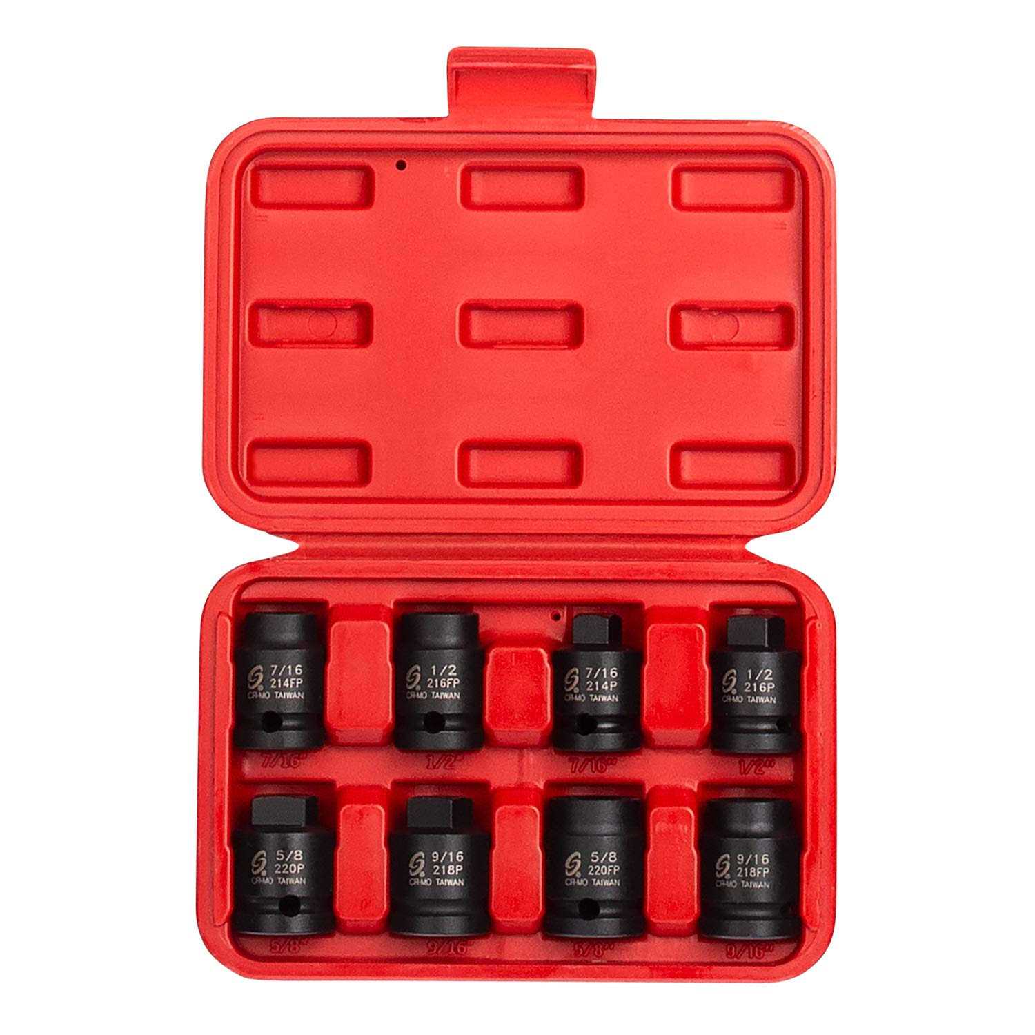 Sunex Tools 2841 8 Piece 1/2 Drive Pipe Plug Socket Set - Hardware ...