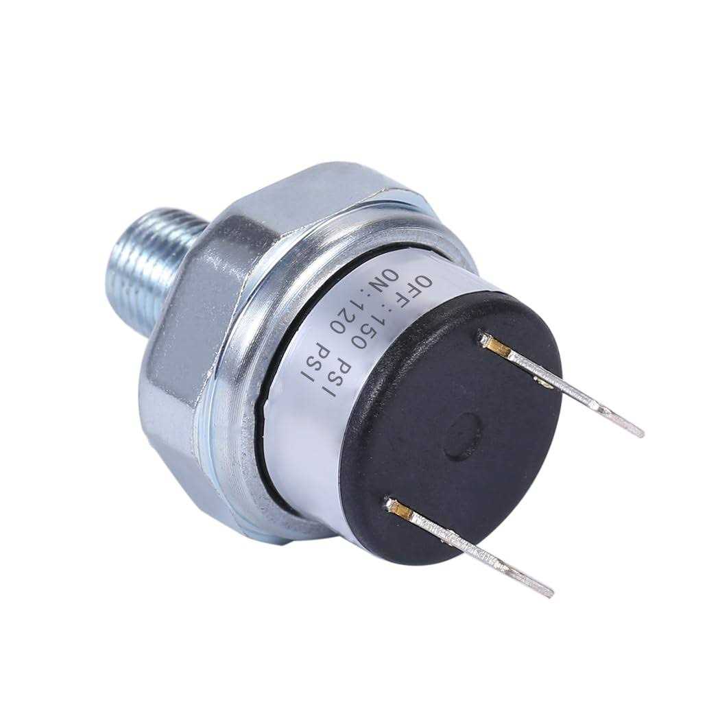 FanWayer Air Pressure Switch 120-150 PSI Pressure Switch 1/8-27 NPT DC ...