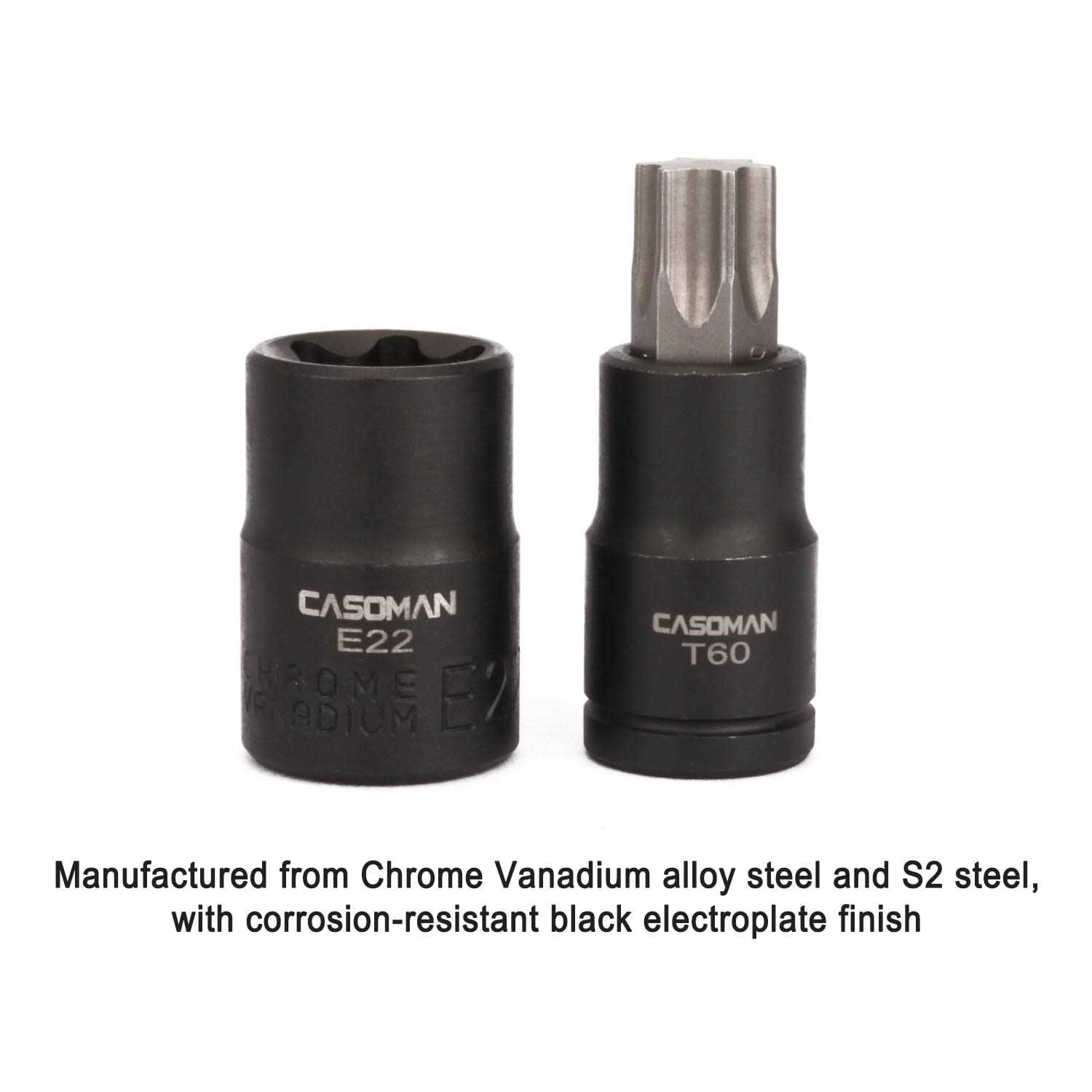 Casoman 25 Piece Torx Bit Socket and Female External Socket Set - Hardware&Tools Online Store