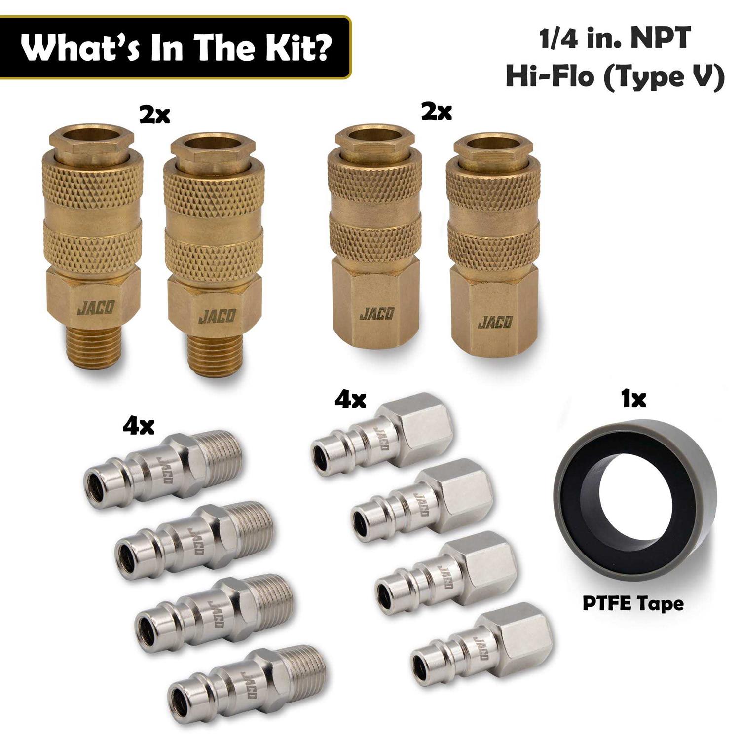 Hi-Flo Quick Connect Air Fittings - Hardware&Tools Online Store