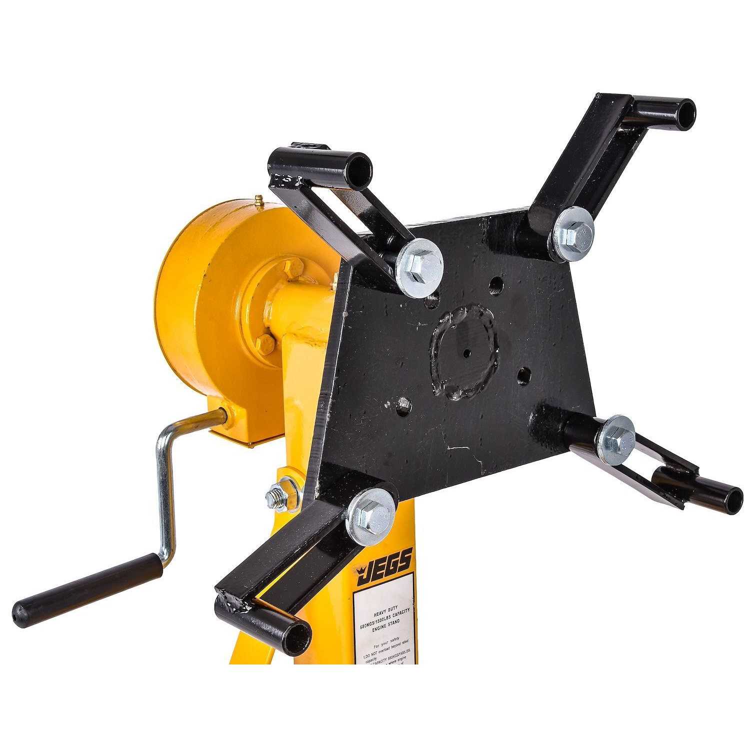 JEGS 80102 Folding Engine Stand Geared Rotating Head 1500 lb. Capacity ...