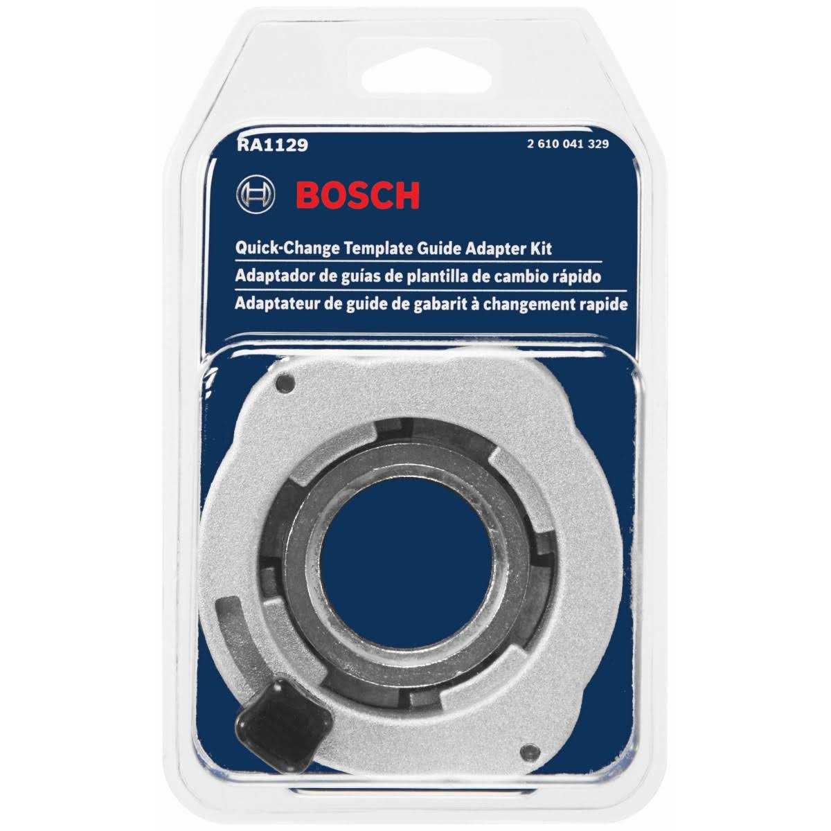 Bosch RA1129 Template Guide Adapter Set - Hardware&Tools Online Store