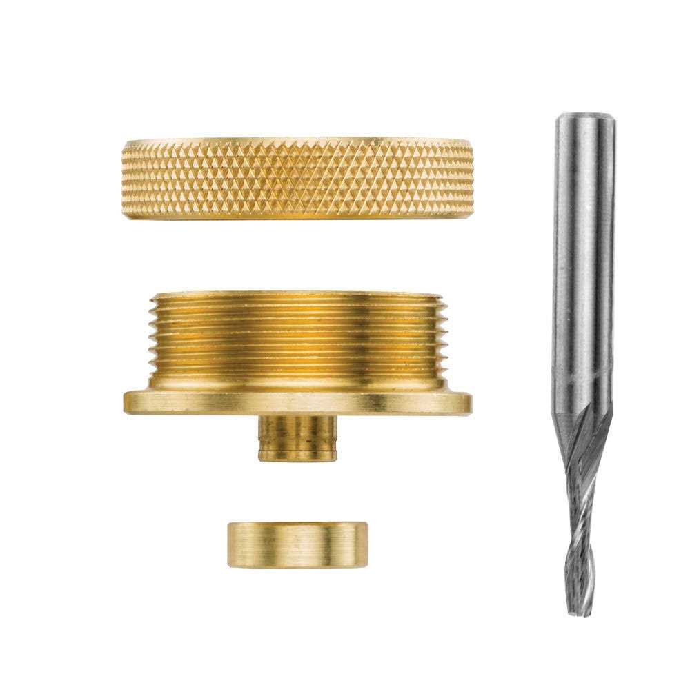 Rockler Inlay Bushing and Bit with Removable Collar - Hardware&Tools ...