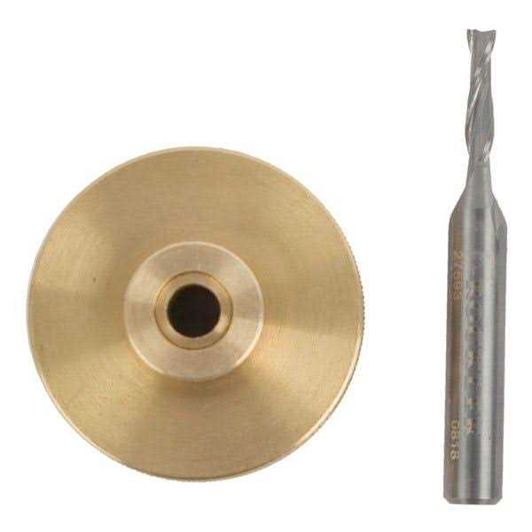 Rockler Inlay Bushing and Bit with Removable Collar - Hardware&Tools ...