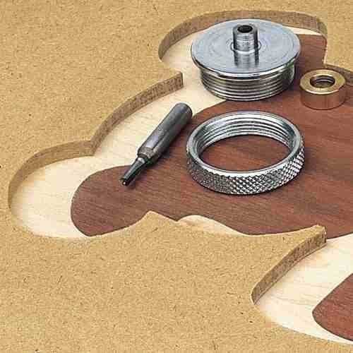 Rockler Inlay Bushing and Bit with Removable Collar - Hardware&Tools ...