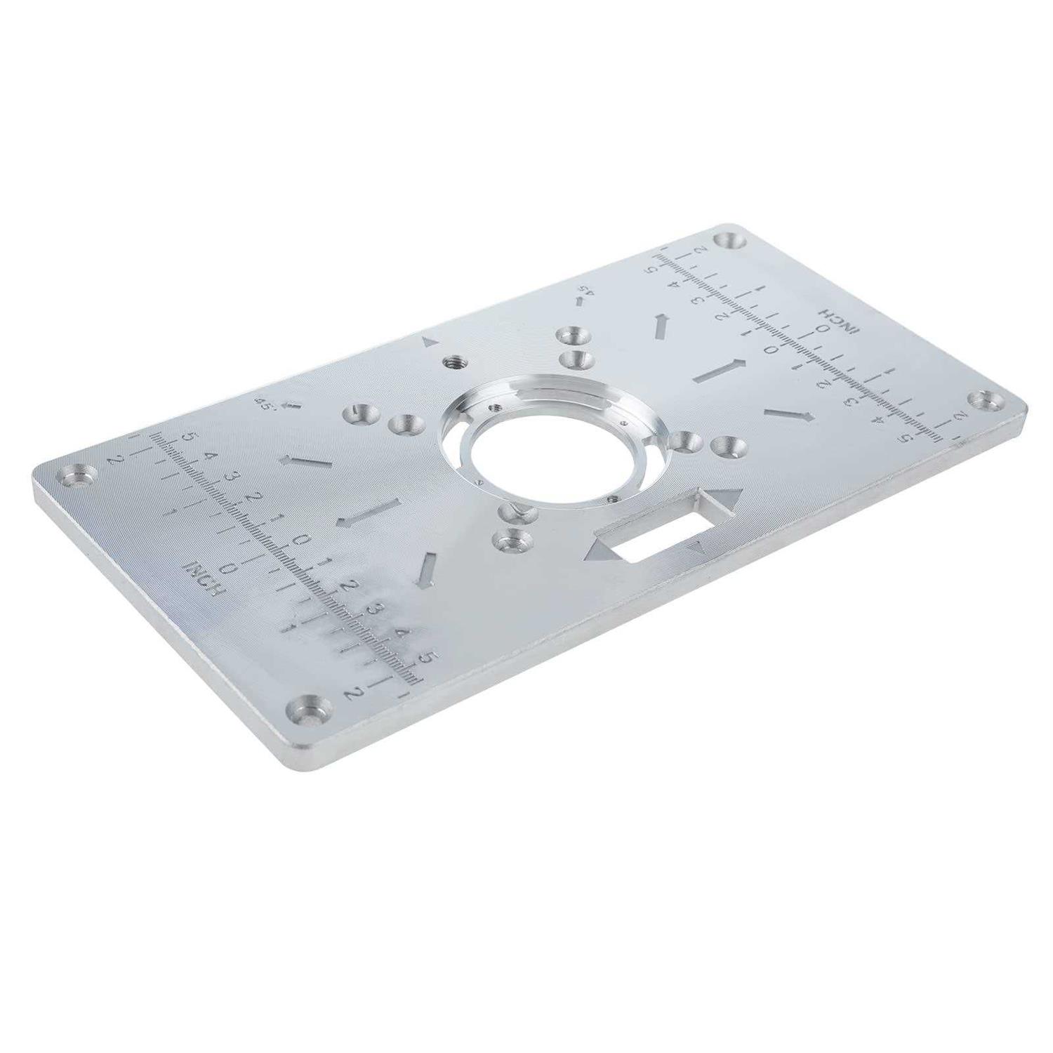 RealPlus Router Table Insert Plate Aluminum Router Plate for ...