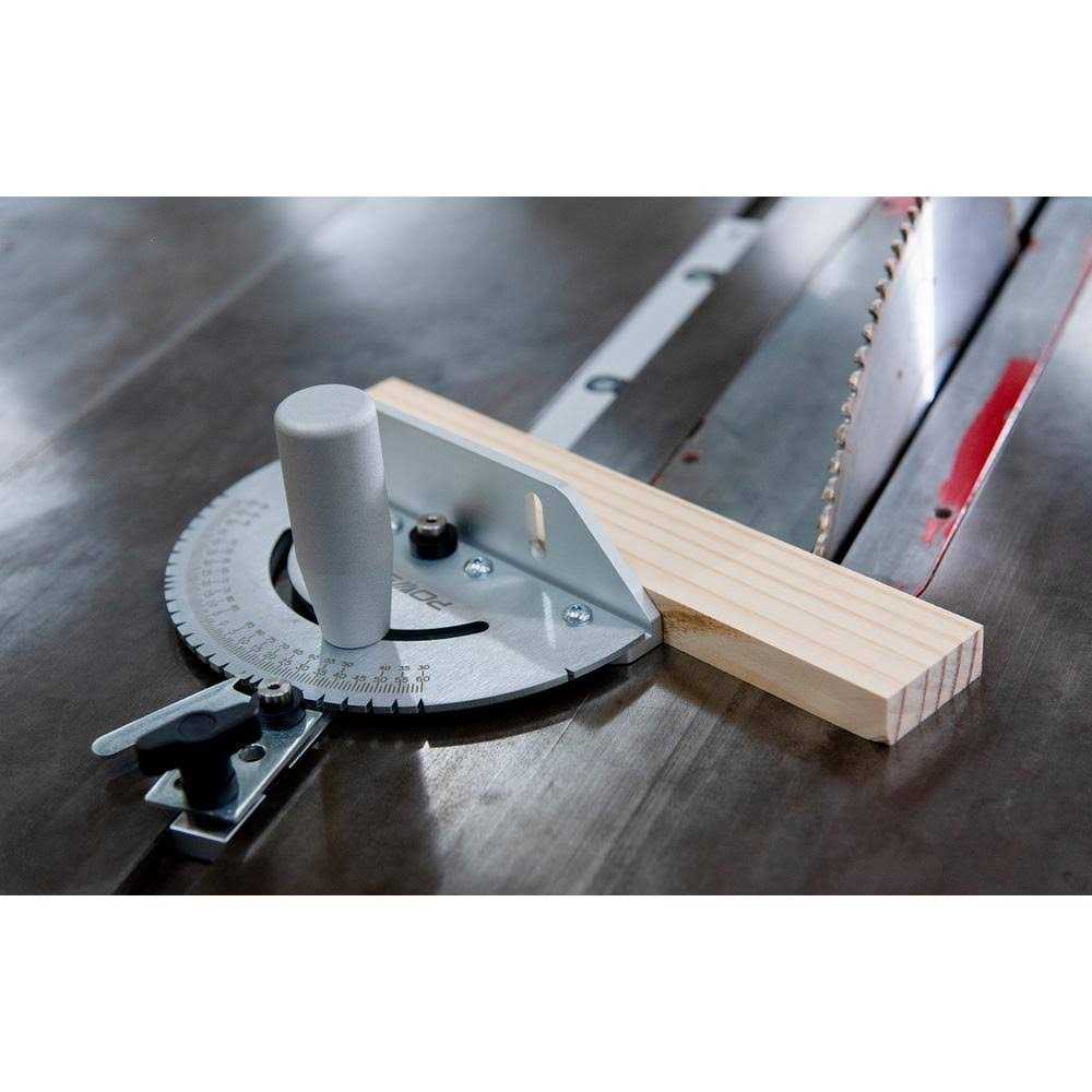 Powertec 71142 Universal Table Saw Miter Gauge Assembly/Miter Gauge ...