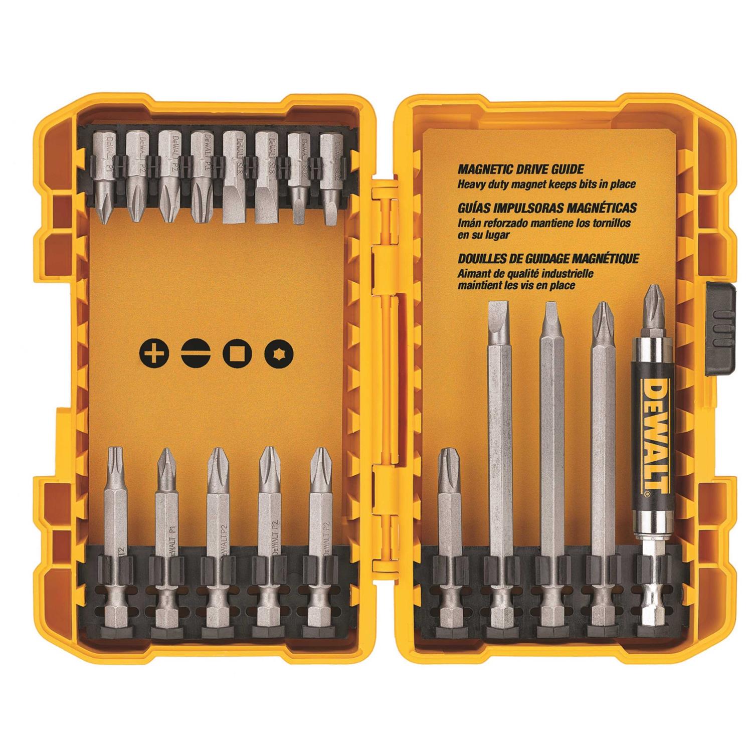 DEWALT Screwdriver Bit Set and Drill Bit Set 100-Piece Master Set ...
