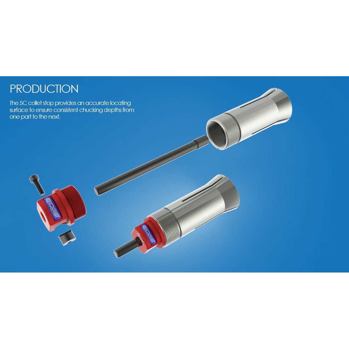 Edge Technology 5C Collet Stop 45-000 - Hardware&Tools Online Store