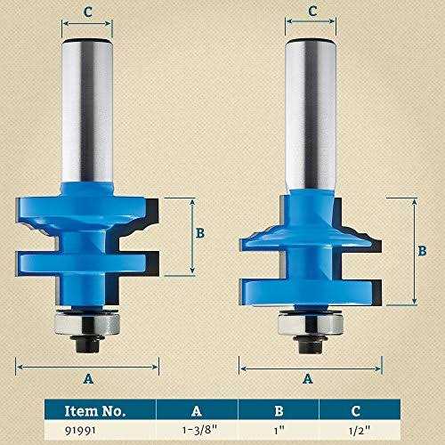 Rockler Classical Rail and Stile Router Bit - Hardware&Tools Online Store