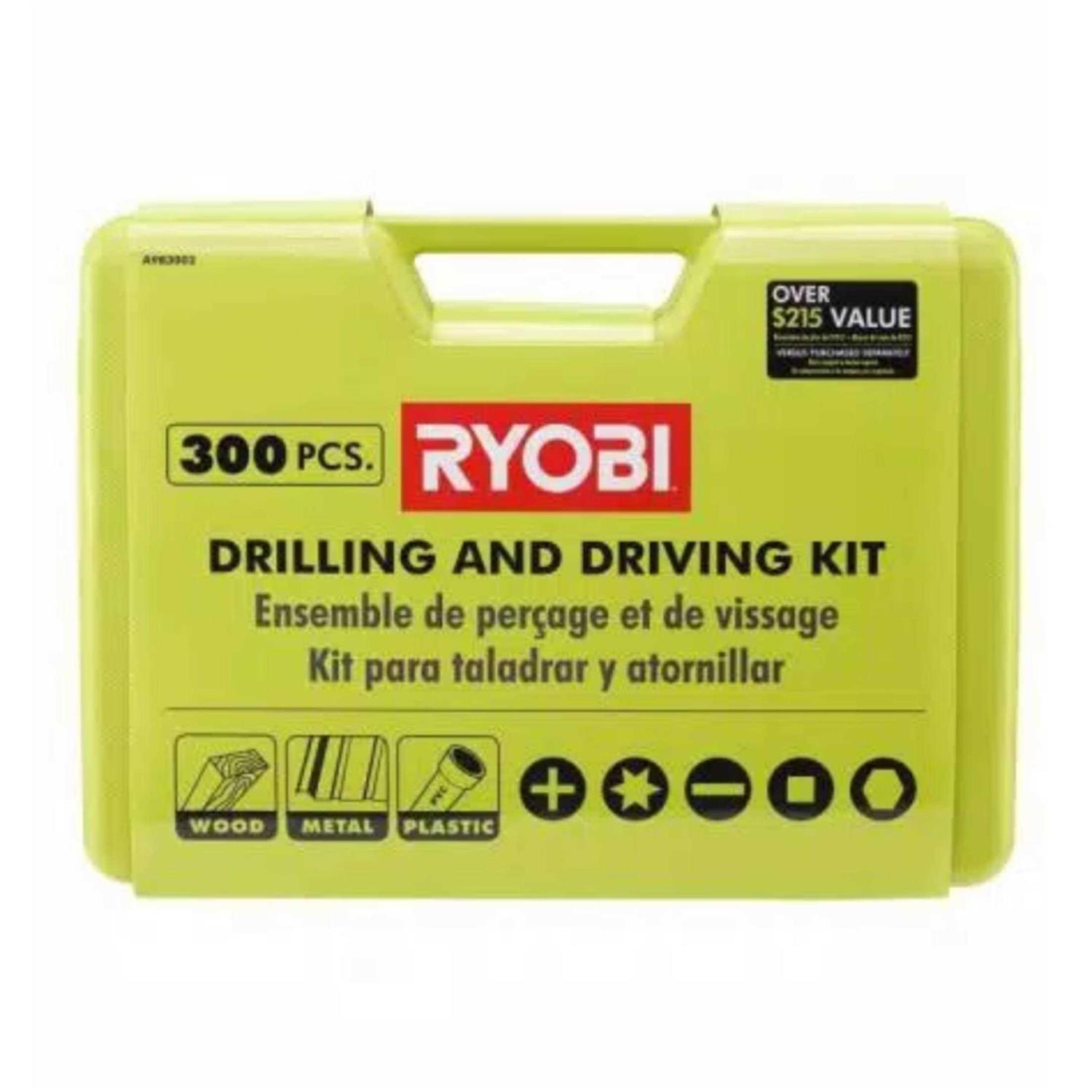 RYOBI 300 Piece Drill and Drive Kit - Hardware&Tools Online Store