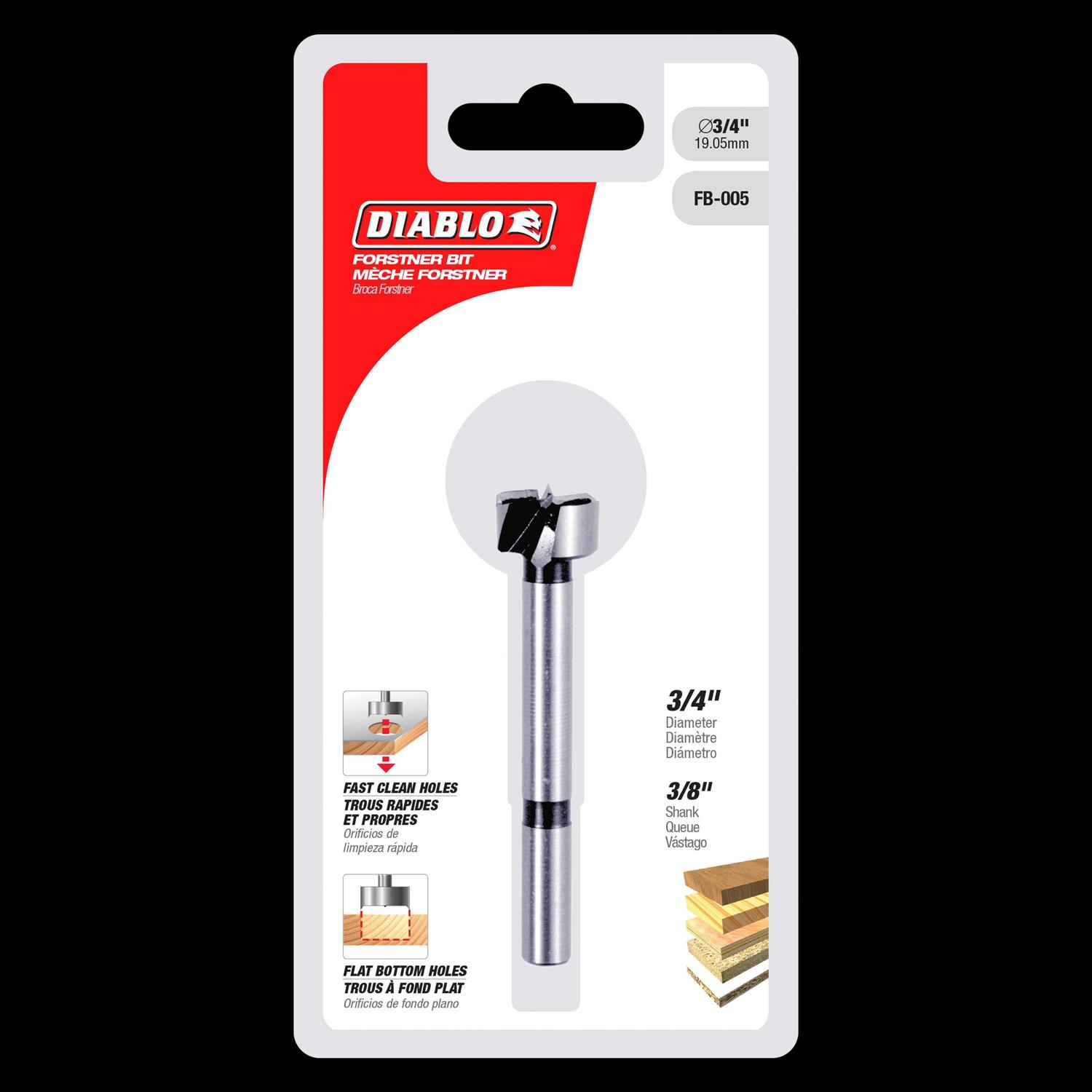 Diablo 3/4 in. Forstner Bit - Hardware&Tools Online Store