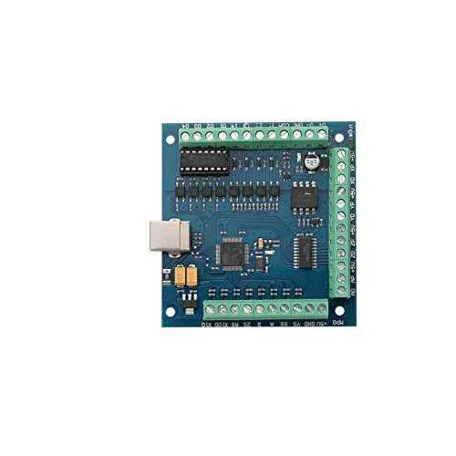 RATTMMOTOR 4 Axis CNC USB Mach3 Controller Breakout Board CNC Motion Controller Card Stepper ...