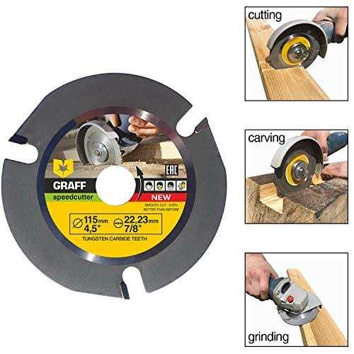 Grinder Wood Carving Disc GRAFF Speedcutter 115mm, TCT Circular Saw ...