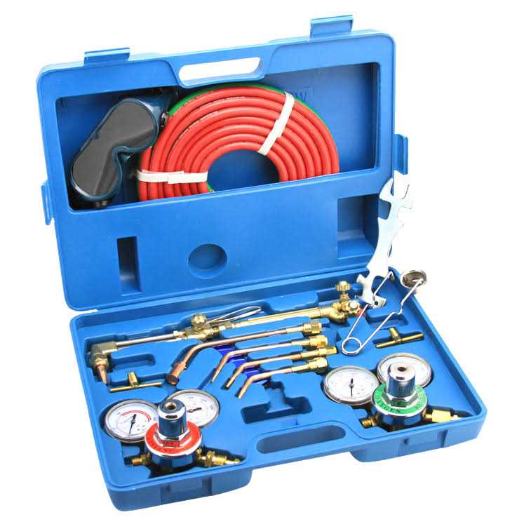 Stark Portable Gas Welding Cutting Torch Kit Oxy Acetylene Oxygen ...