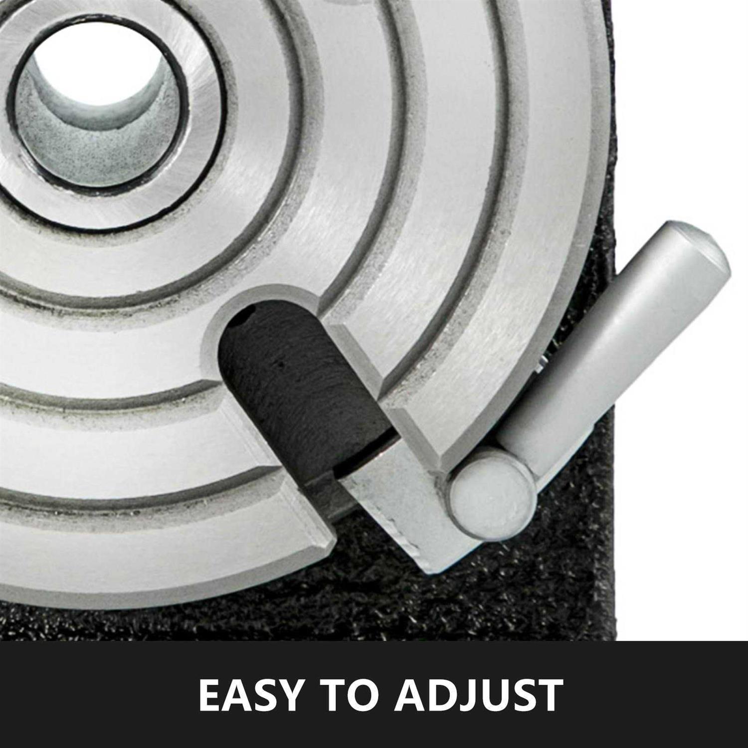 VEVOR Rotary Table 4inch Horizontal Vertical Milling Table 2/5inch 4 ...