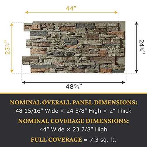 AZ Faux High-Density Polyurethane Faux Stone Wall Covering Panels for ...