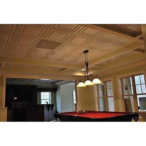 Ceilume Stratford Feather-Light 2 ft. x 2 ft. Lay-In Ceiling Tile ...