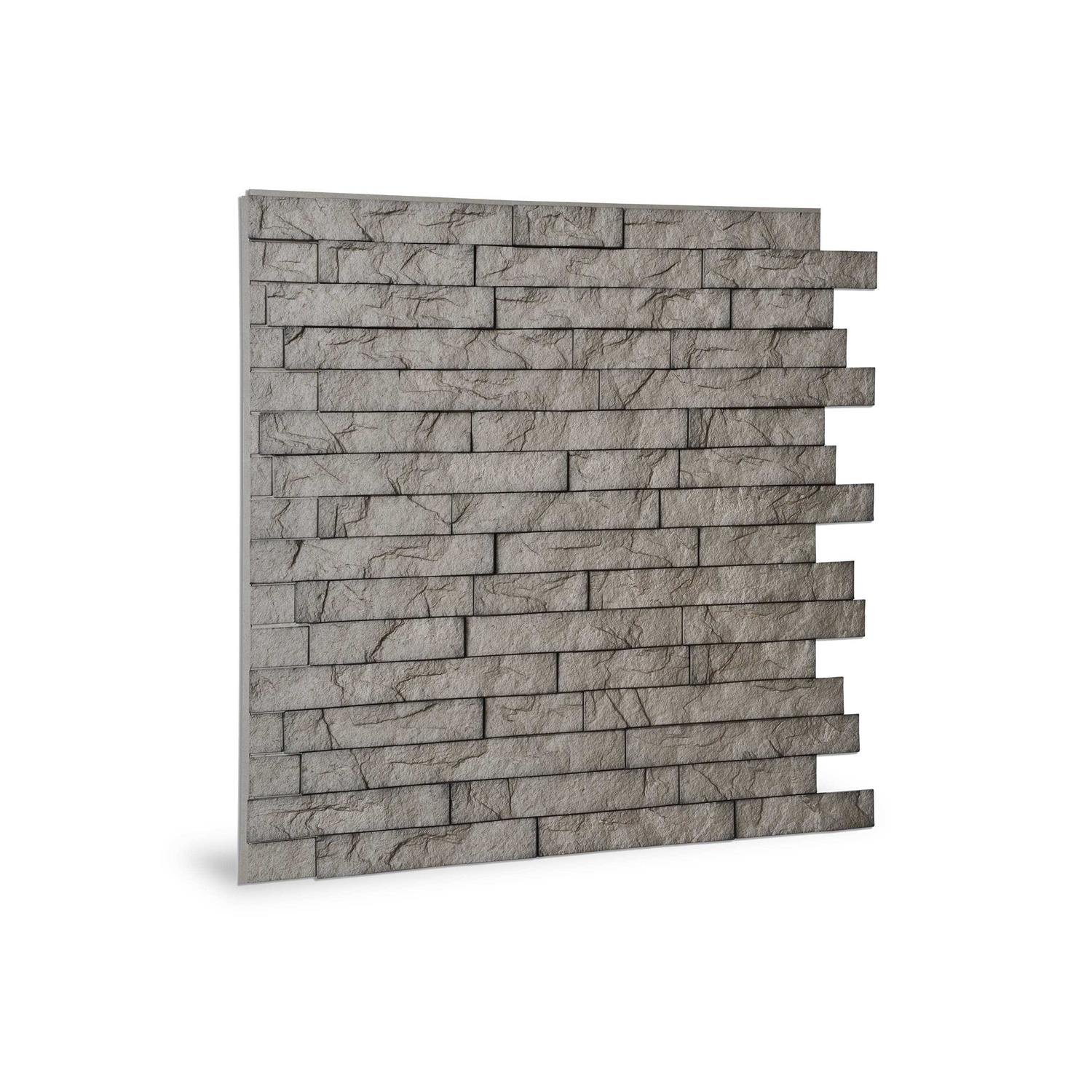 Innovera Decor by Palram Ledge Stone Portland Cement 24 in. x 24 in ...