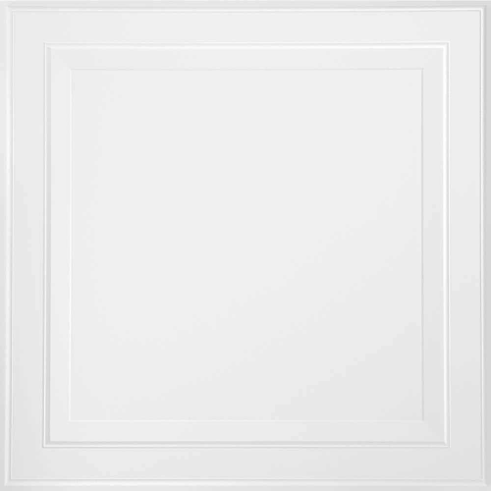 Armstrong Ceilings 24 in. x 24 in. Tegular Single Raised Ceiling Tile ...