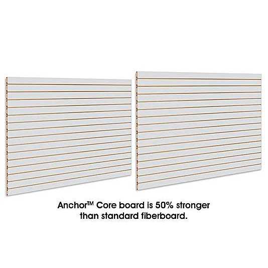 Anchor Core Slatwall Panels 4 x 8' Melamine - Hardware&Tools Online Store
