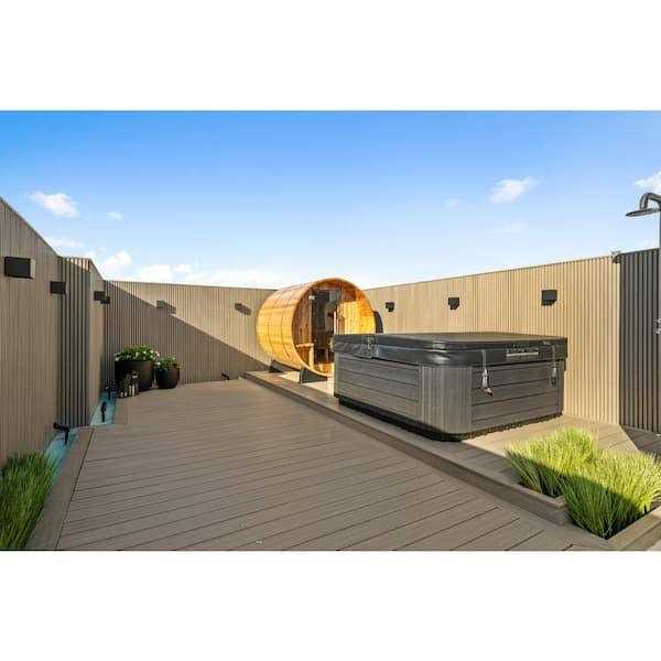 NewTechWood European Siding System 7.7 in. x 96 in. Composite Belgian ...