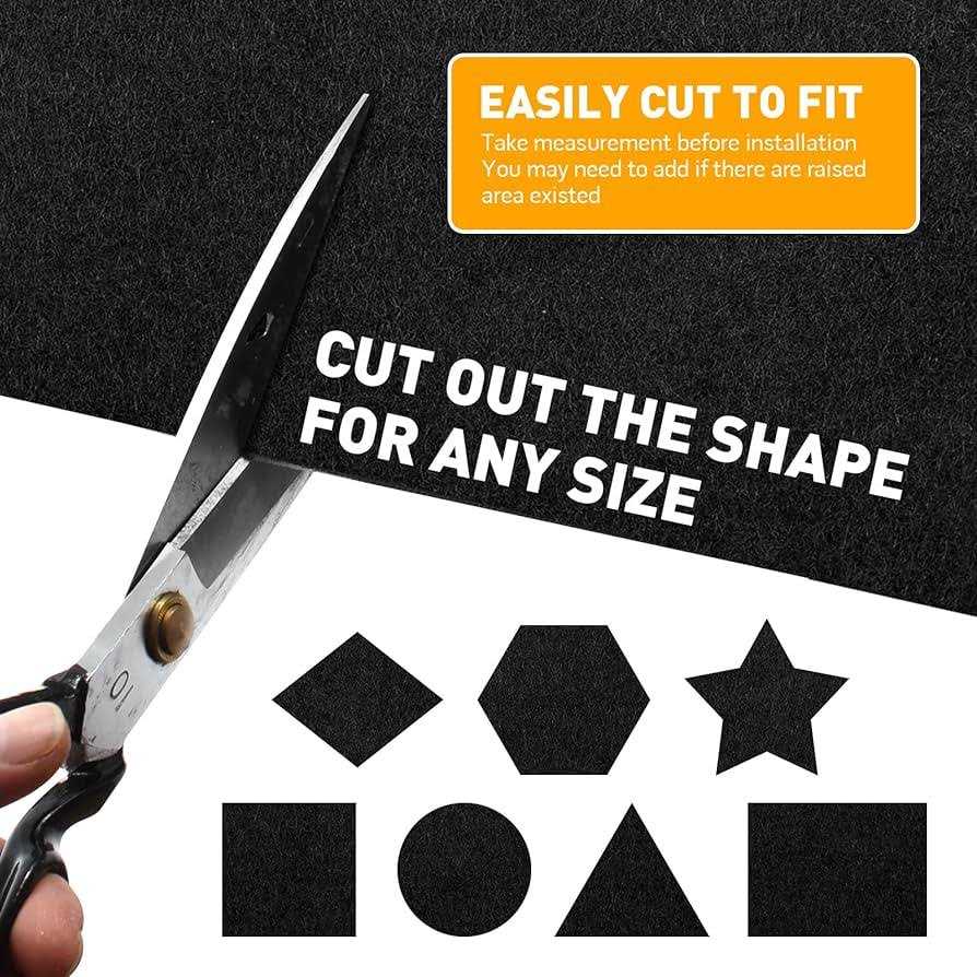 Halero Black Underfelt Carpet for Speaker Sub Box Carpet - Hardware ...