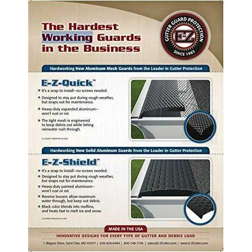 E-Z-Gutter Guard EZ-Quick-10 Gutter Guard - Hardware&Tools Online Store
