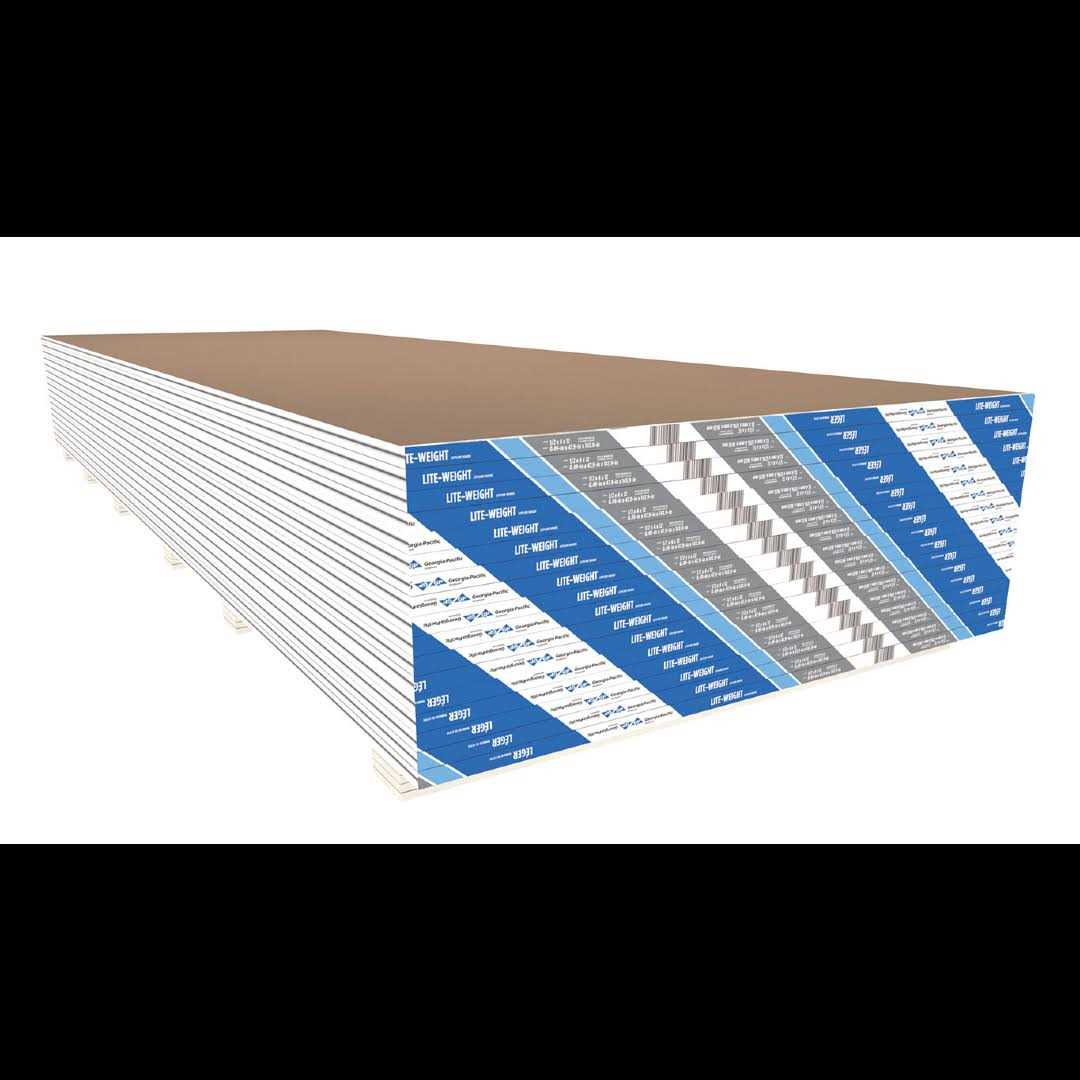 CertainTeed 1/2-in x 4-ft x Easi-Lite Regular Drywall Panel - Hardware ...