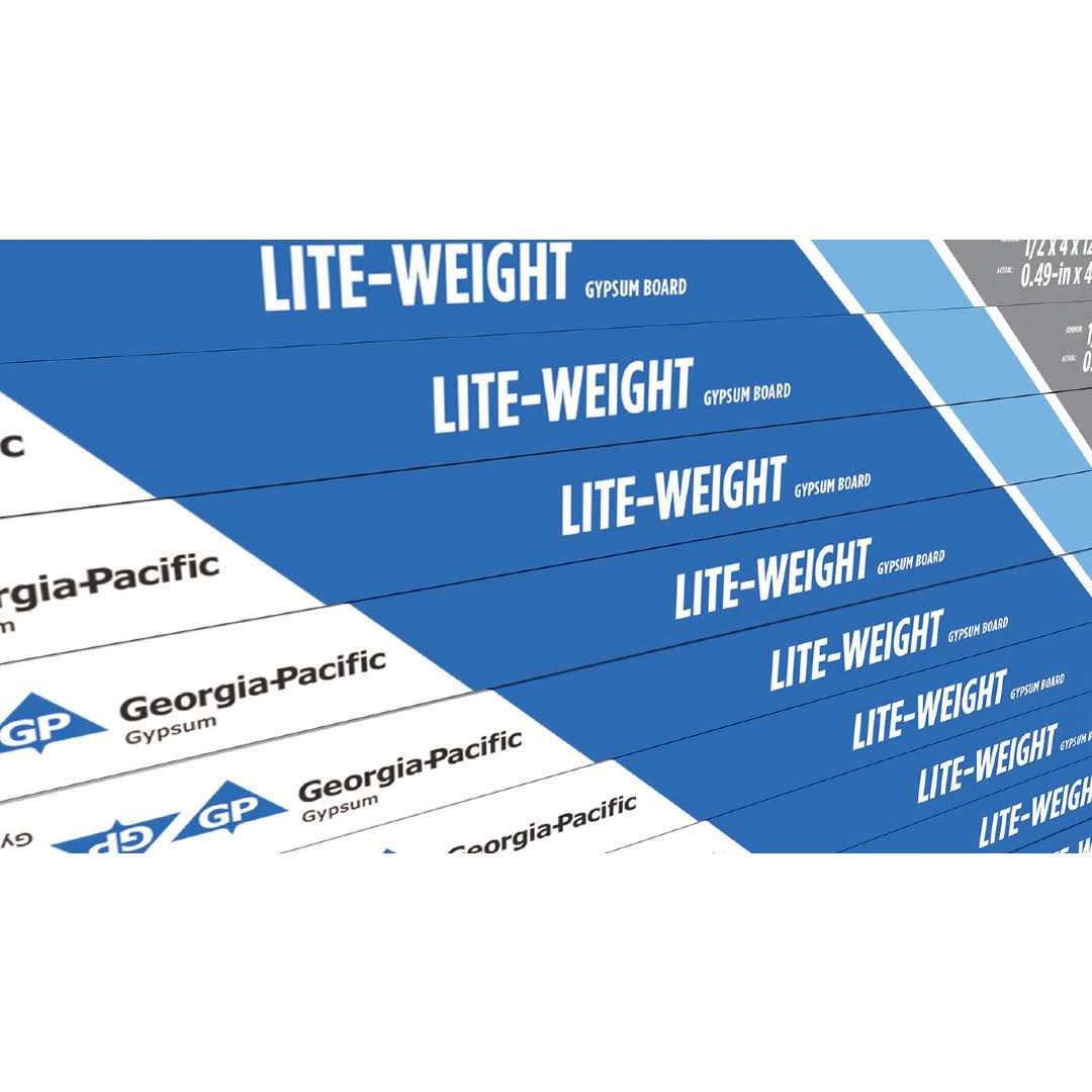 CertainTeed 1/2-in x 4-ft x Easi-Lite Regular Drywall Panel - Hardware ...