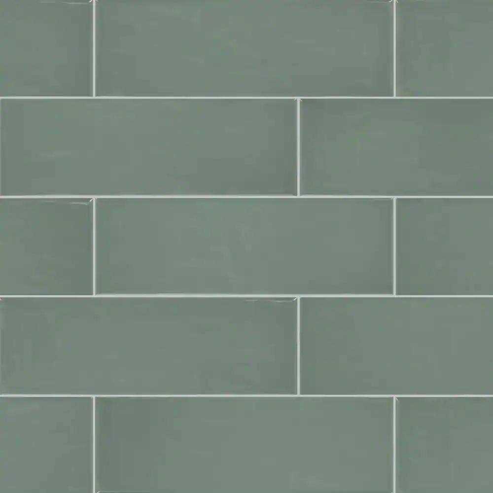 Daltile LuxeCraft 4-1/4 in. x 12-7/8 in. Glazed Ceramic Undulated Wall ...