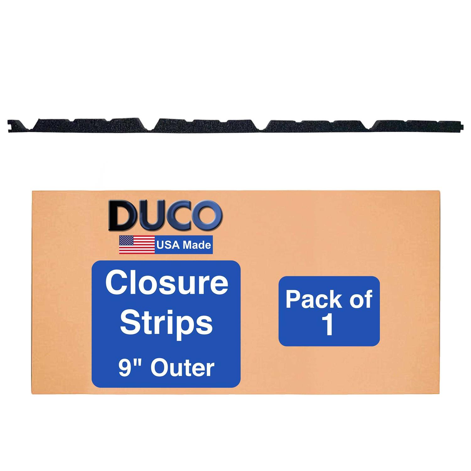 Duco 9in Classic Rib Profile Foam Closure Strips for Metal Roofing ...