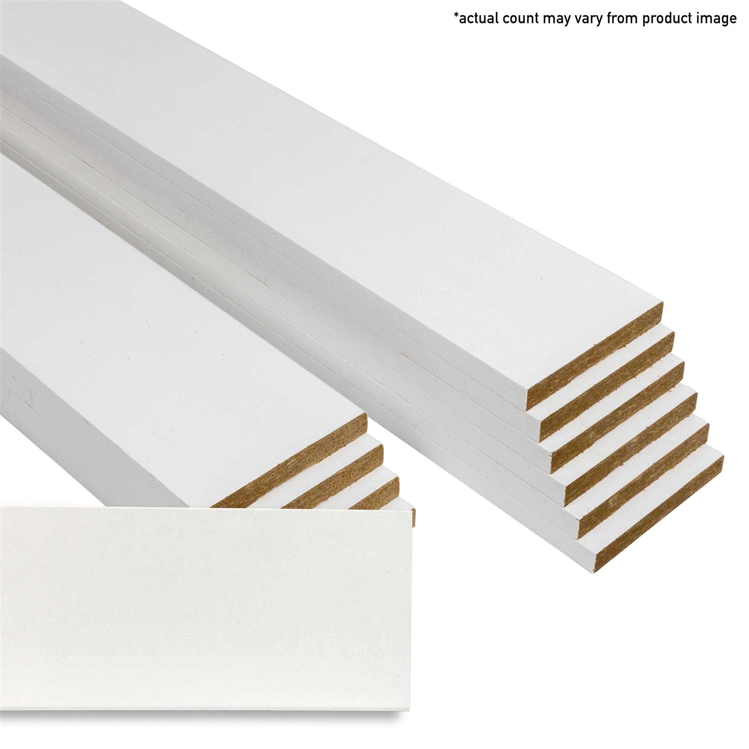 RELIABILT 15/32-in x 3-1/2-in x 12-ft Craftsman Primed MDF Baseboard ...