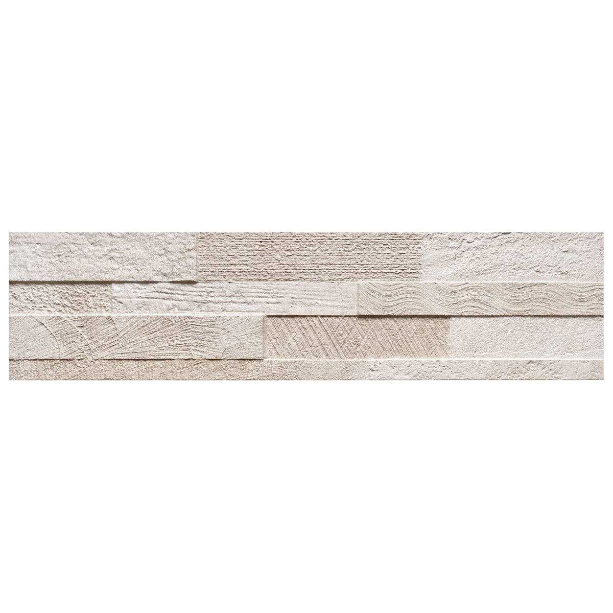 Holden Ledger Panel 5.82 in. x 23.74 in. Textured 3D Porcelain Wall ...
