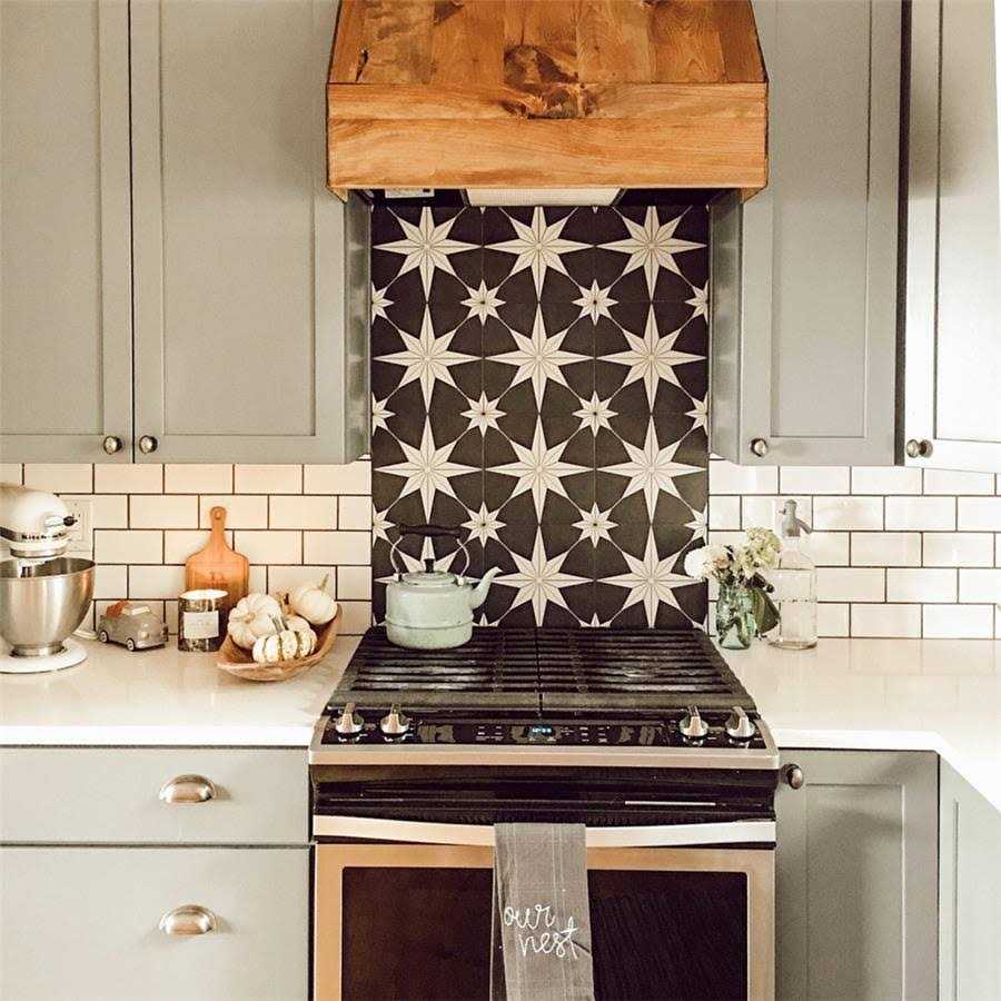 Merola Tile Stella Encaustic 9-3/4 x 9-3/4 Porcelain Floor and Wall ...