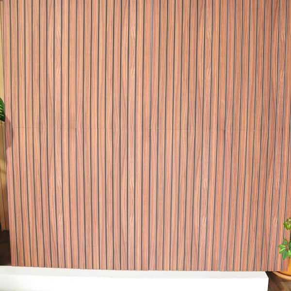 Dundee Deco Brown Faux Wood 3D Wall Panels Styrofoam Facing Cladding ...