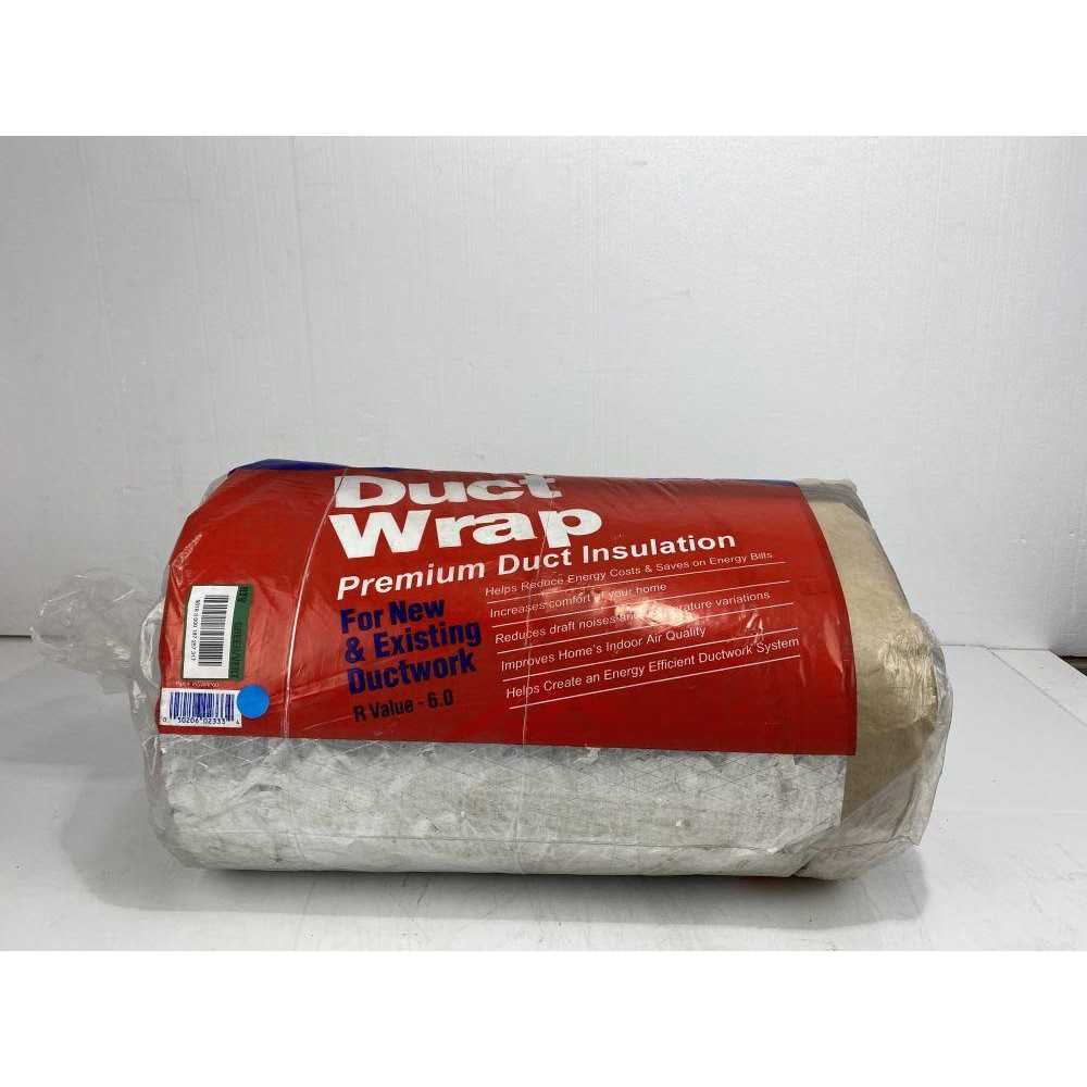 Master Flow 60 sq. ft. R-6 Insulated Duct Wrap INSWRP60 - Hardware ...