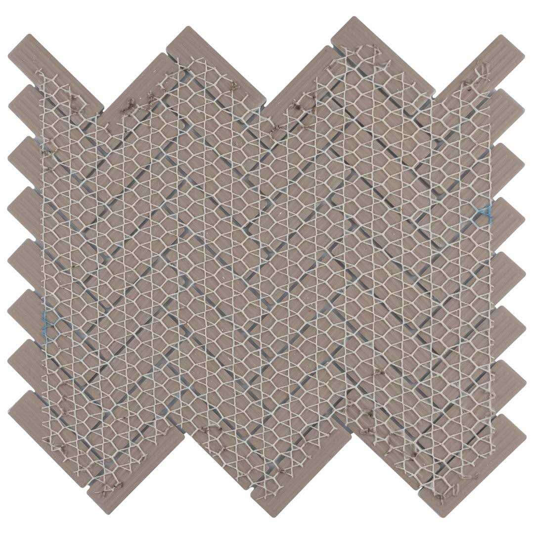 Merola Tile Metro Brick Herringbone Porcelain Mosaic Tile - Hardware ...