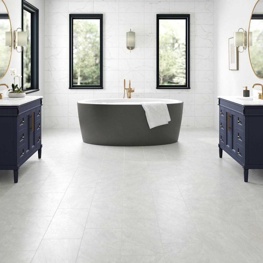 Milestone 12 x 24 Porcelain Wall & Floor Tile Emser Tile White ...